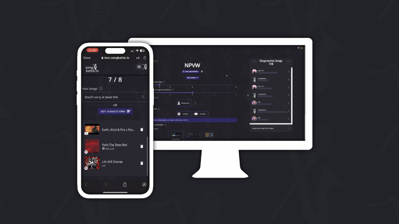 songbattle.io - Battle Songs against each other!
